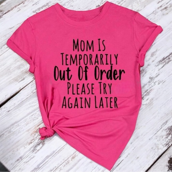 Tops | Nip Mom Out Of Order Tee | Poshmark